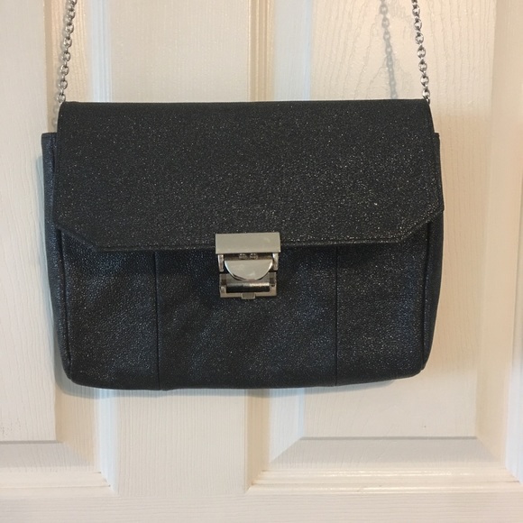 Lauren Merkin | Bags | Lauren Merkin Mini Marlo Clutch Bag Charcoal ...